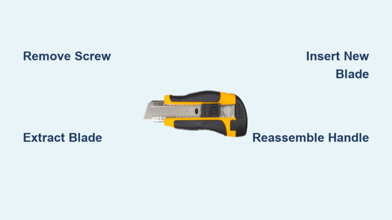 How to Replace Box Cutter Blade: Quick Steps - Cutters Machine