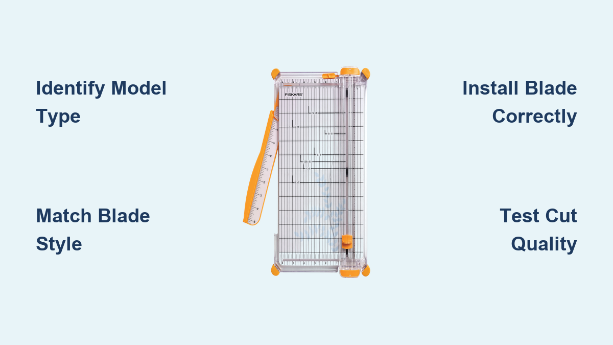 How to Change Blade on Fiskars Paper Cutter