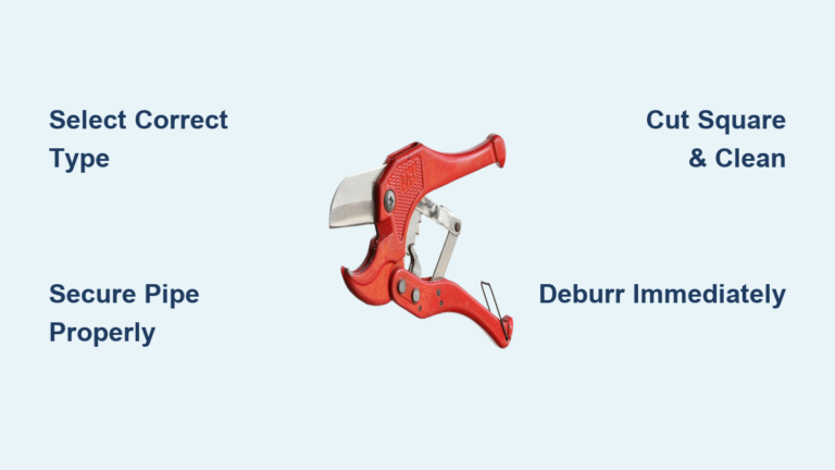 How to Use a Pipe Cutter: Step-by-Step Guide
