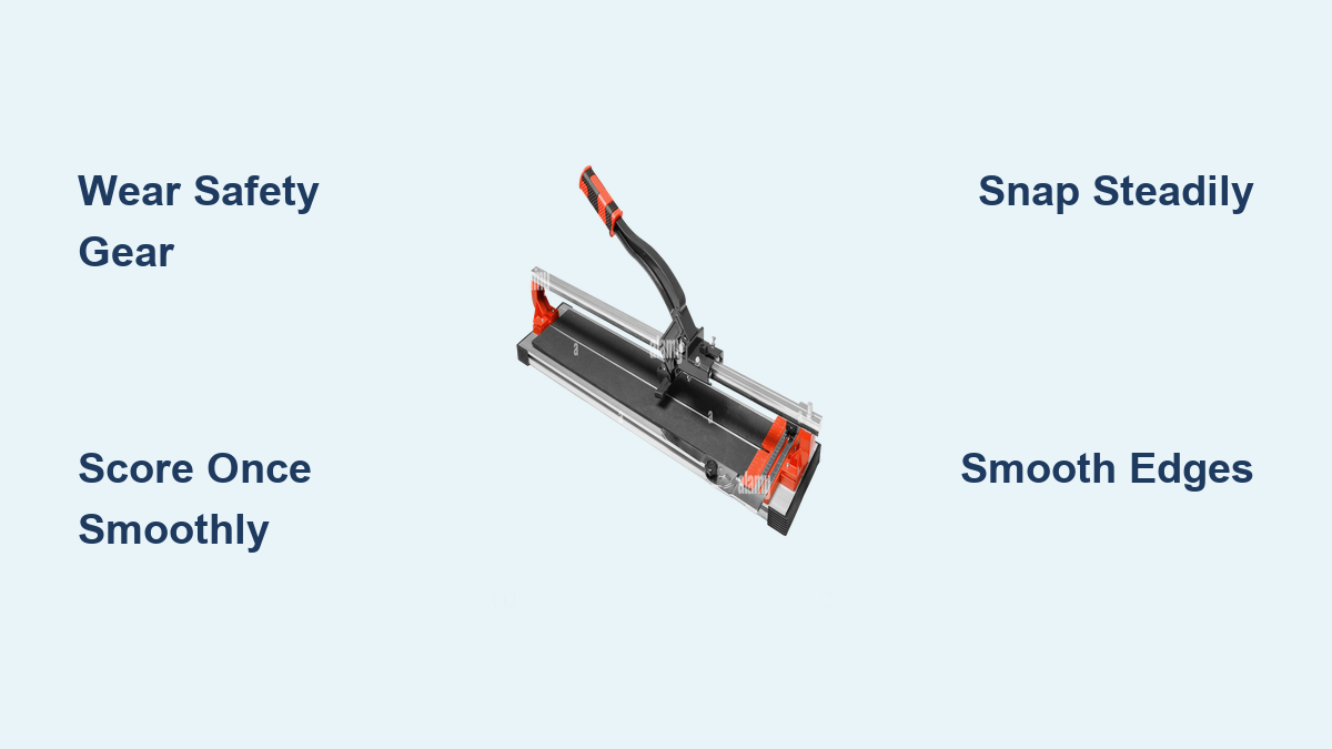 How to Use a Tile Cutter: Easy Steps